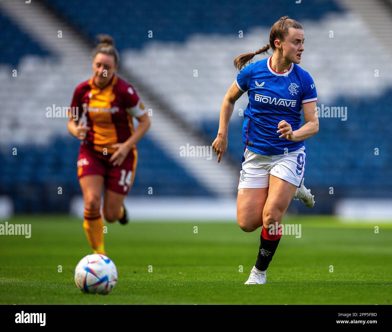 22nd April 2023; Hampden Park, Glasgow, Scotland: Womens Scottish Cup ...