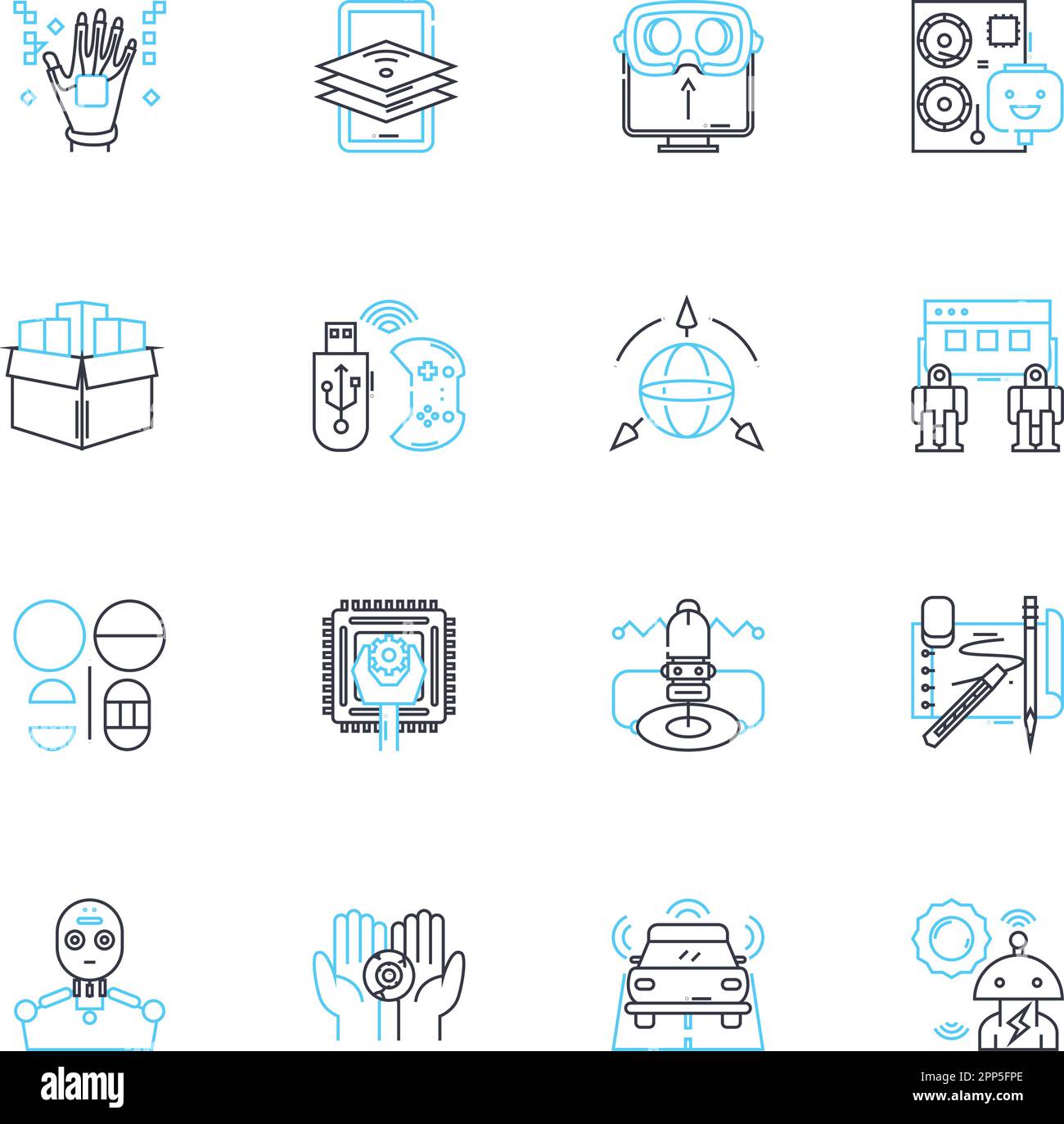 3d Modeling Linear Icons Set Rendering Surface Texture Animation Mesh Blender Solidworks