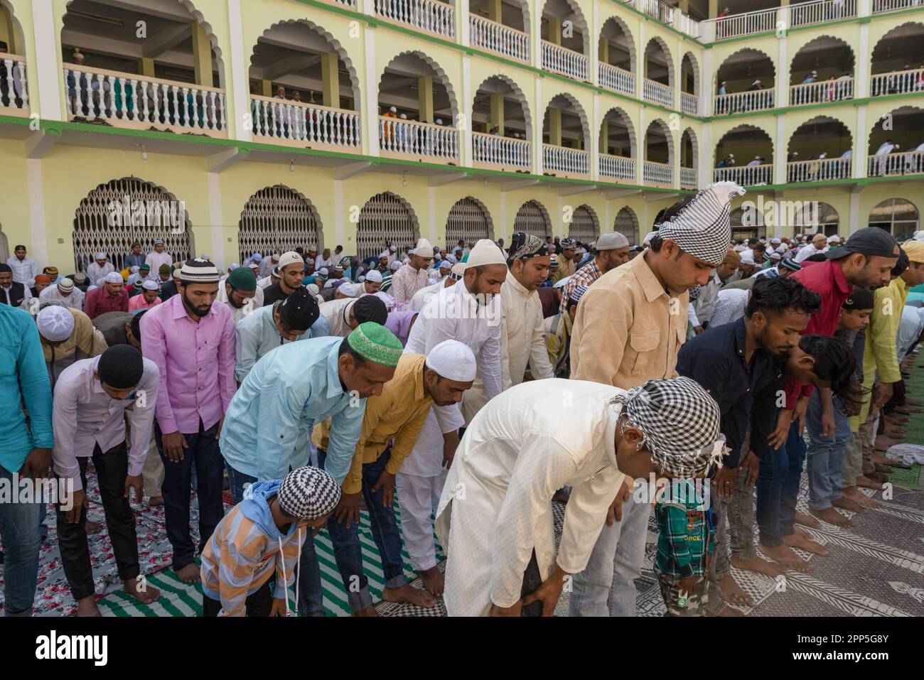 Kathmandu, Nepal. 22nd Apr, 2023. Nepalese Muslims offer Eid Al-Fitr ...