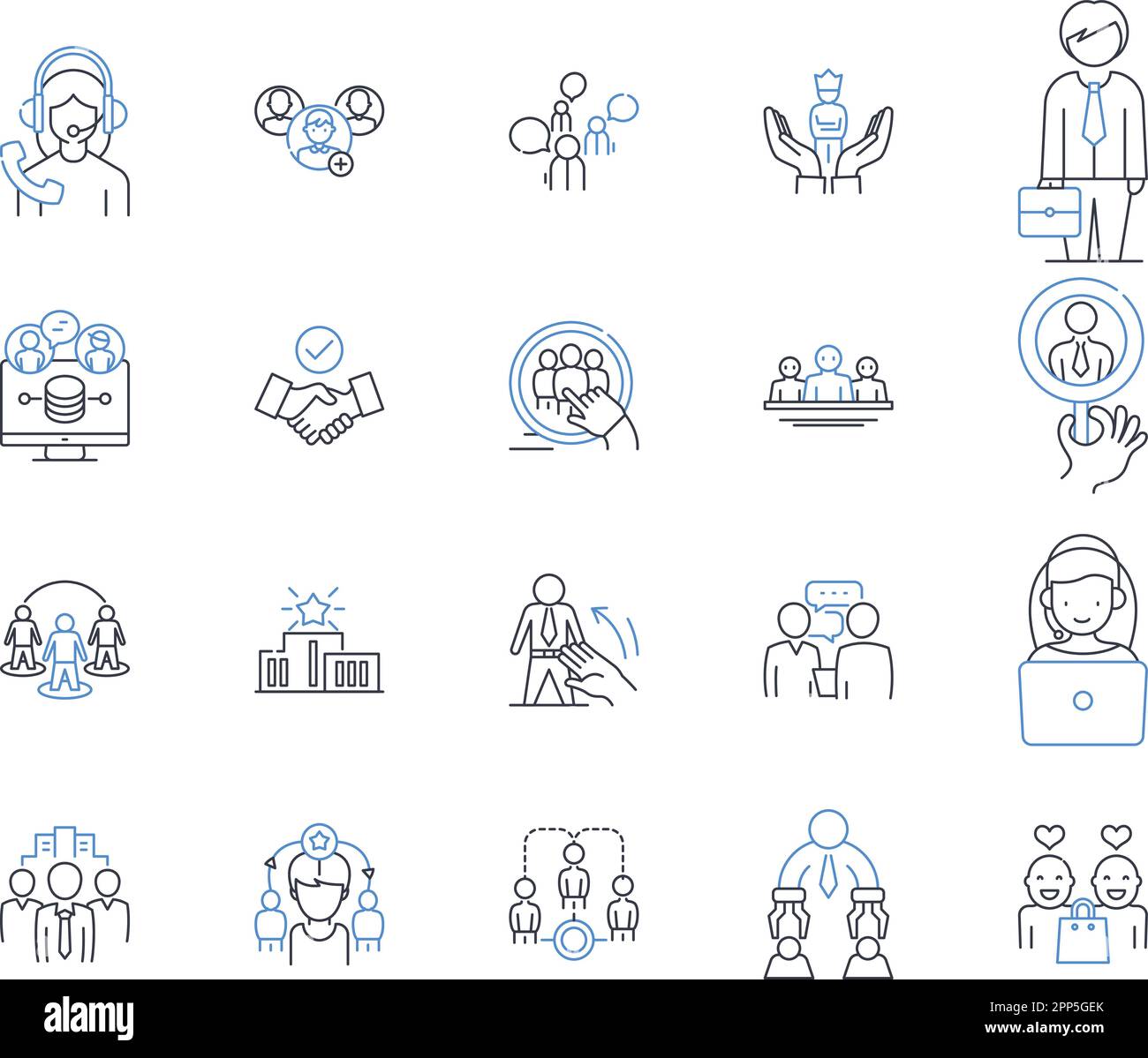 Inspirational coaching line icons collection. Empowerment, Motivation ...