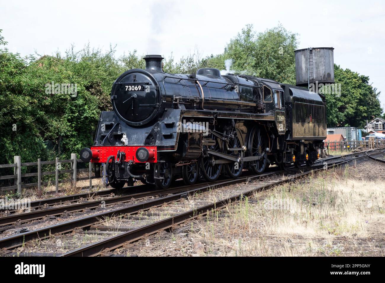 British Railways Standard Class 5MT 4-6-0 73069 in steam at ...