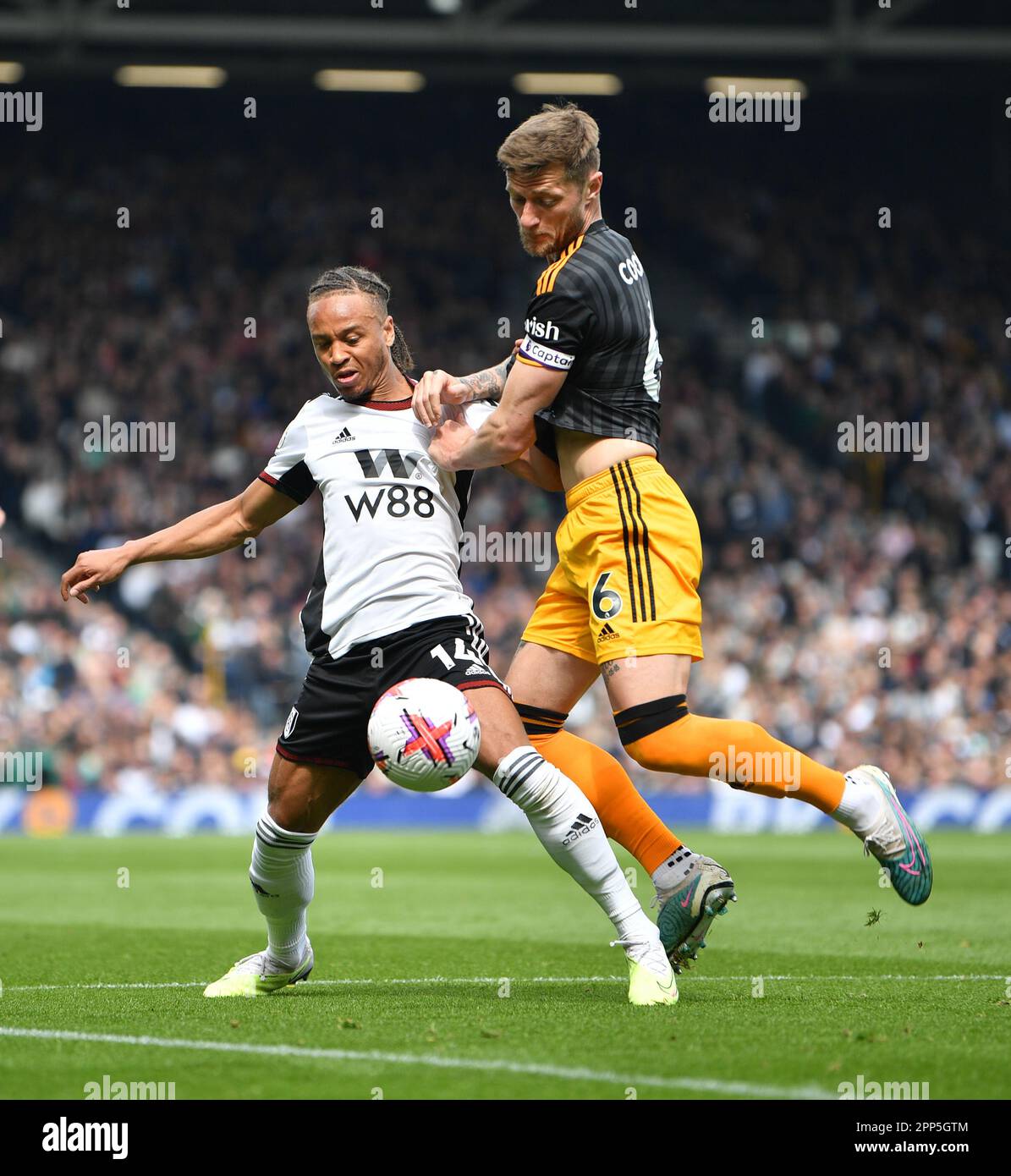 Craven Cottage, Fulham, London, UK. 22nd Apr, 2023. Premier League ...