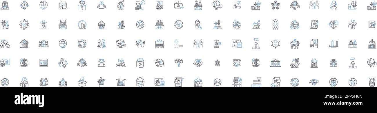 Urbanization line icons collection. Metropolis , Sprawl , Megacity ...