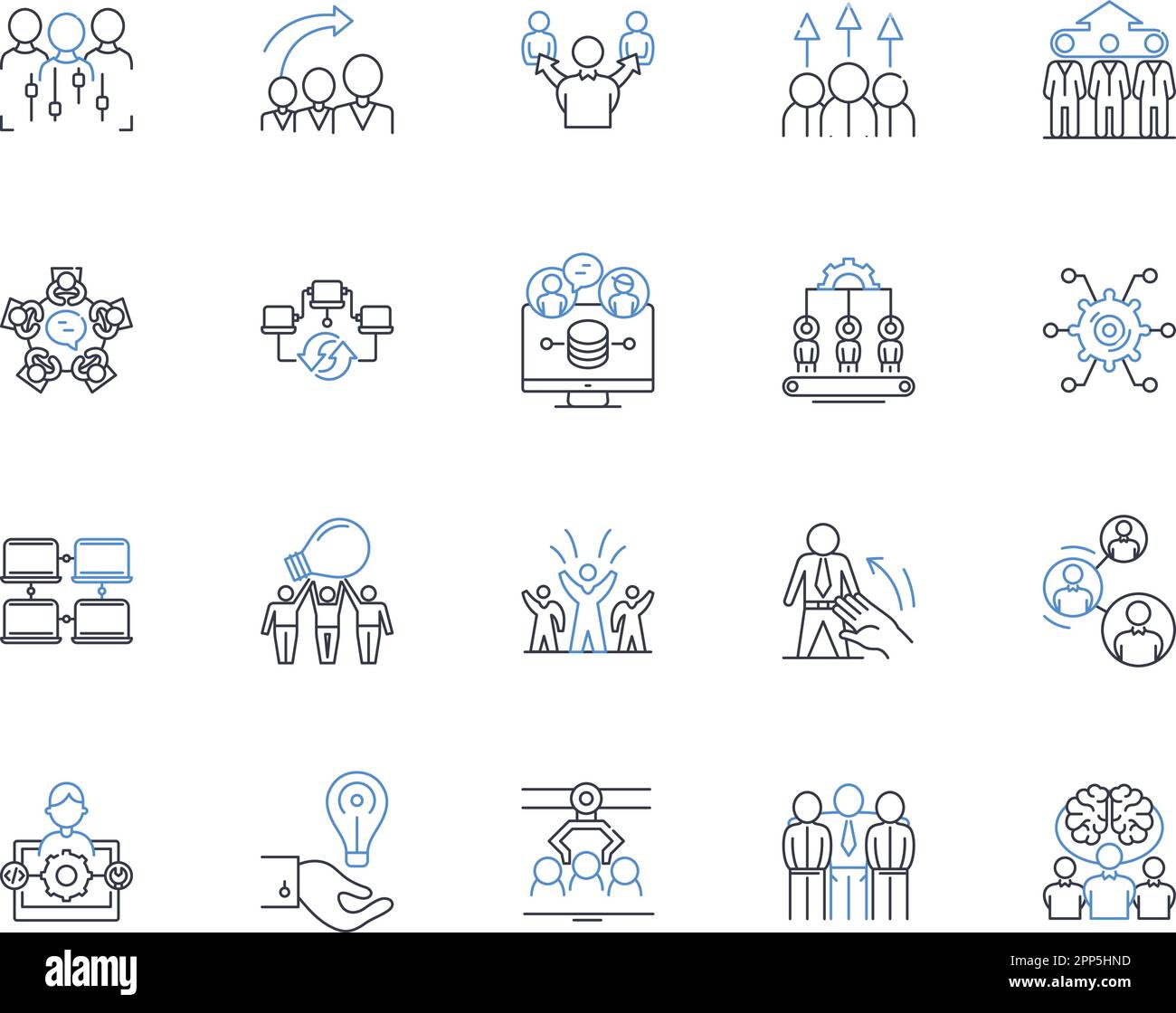 Project proposal line icons collection. Proposal, Plan, Funding ...