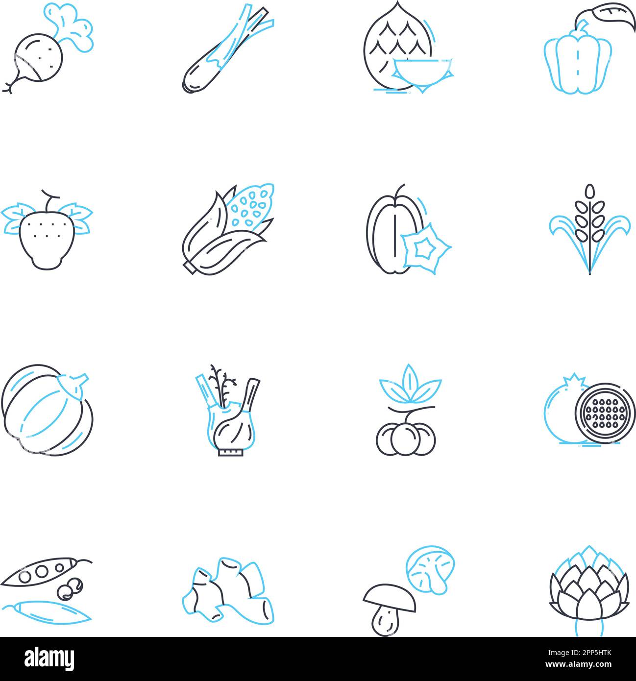 Corner store linear icons set. Snacks, Convenience, Neighborhood ...