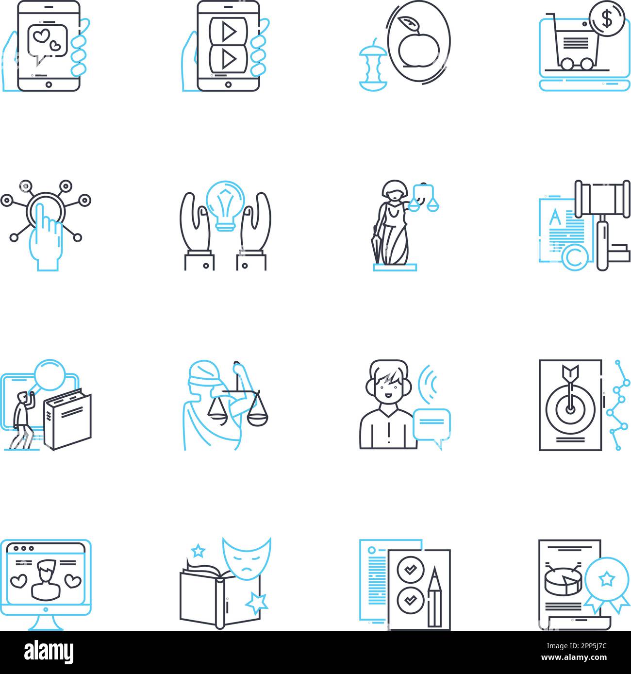 Patent law linear icons set. Intellectual, Property, Legal, Invention ... Patent law linear icons set. Intellectual, Property, Legal, Invention ...