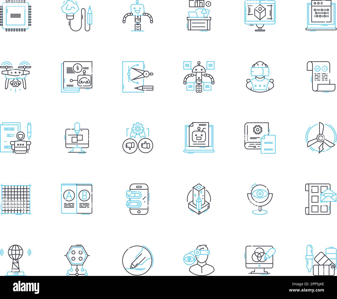 Sovereign beings linear icons set. Autonomy, Freedom, Sovereignty ...