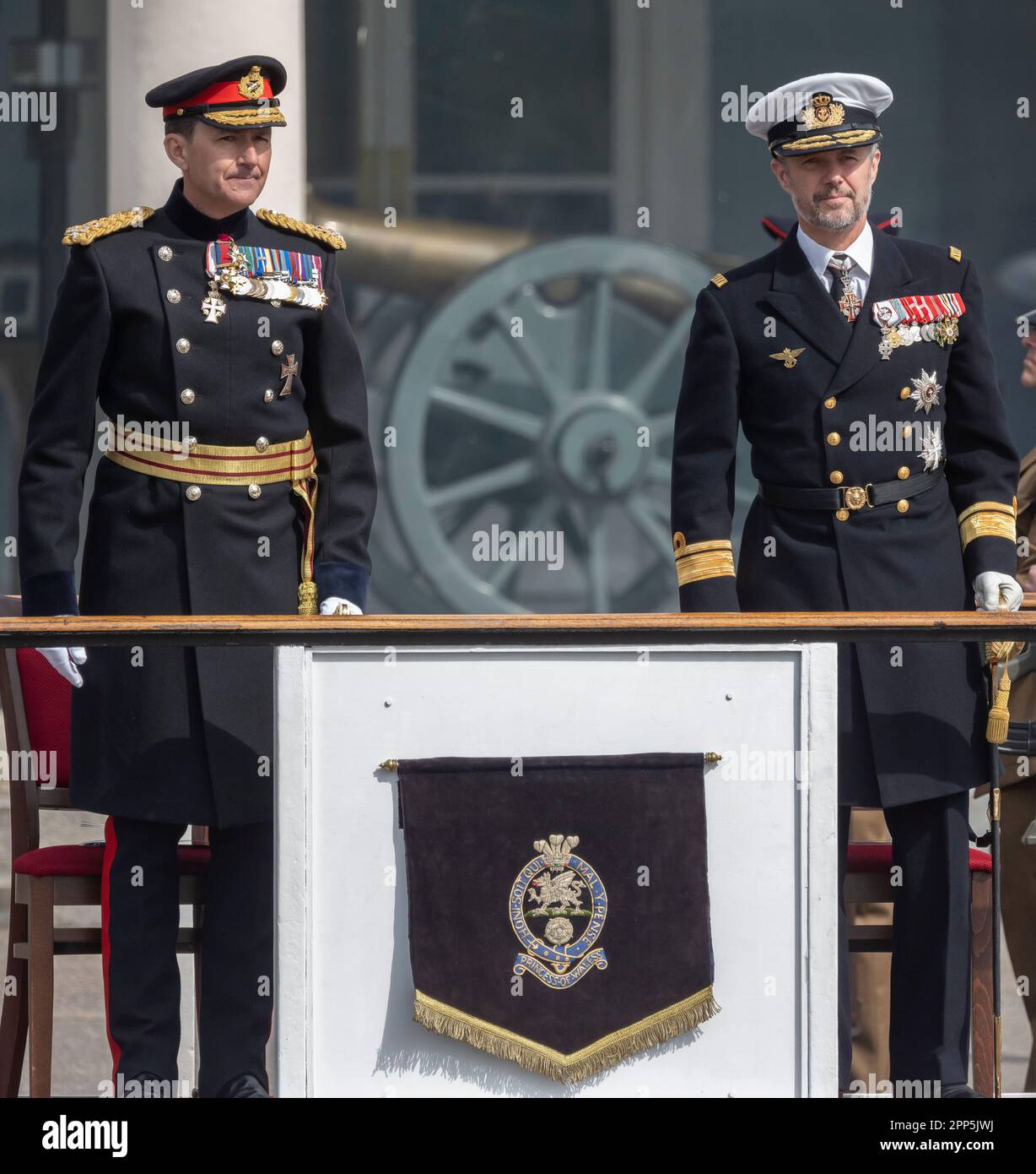 Woolwich, London, UK. 22nd Apr 2023. 4th Battalion The Princess of ...