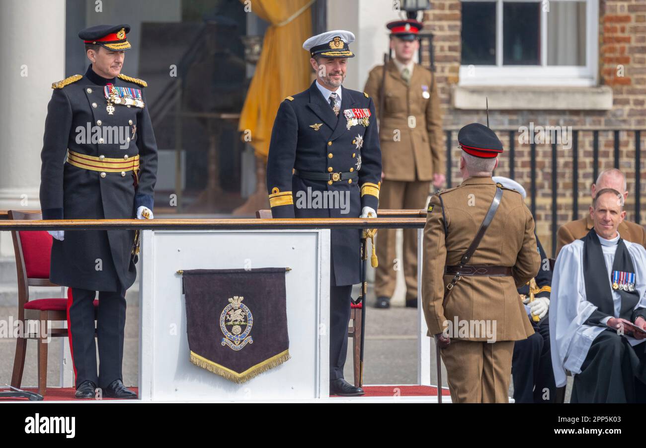 Woolwich, London, UK. 22nd Apr 2023. 4th Battalion The Princess of ...