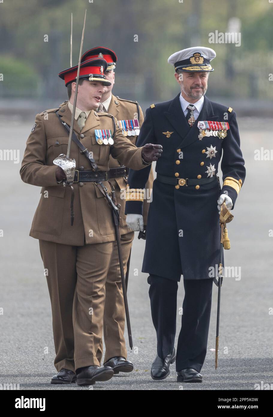 Woolwich, London, UK. 22nd Apr 2023. 4th Battalion The Princess of ...