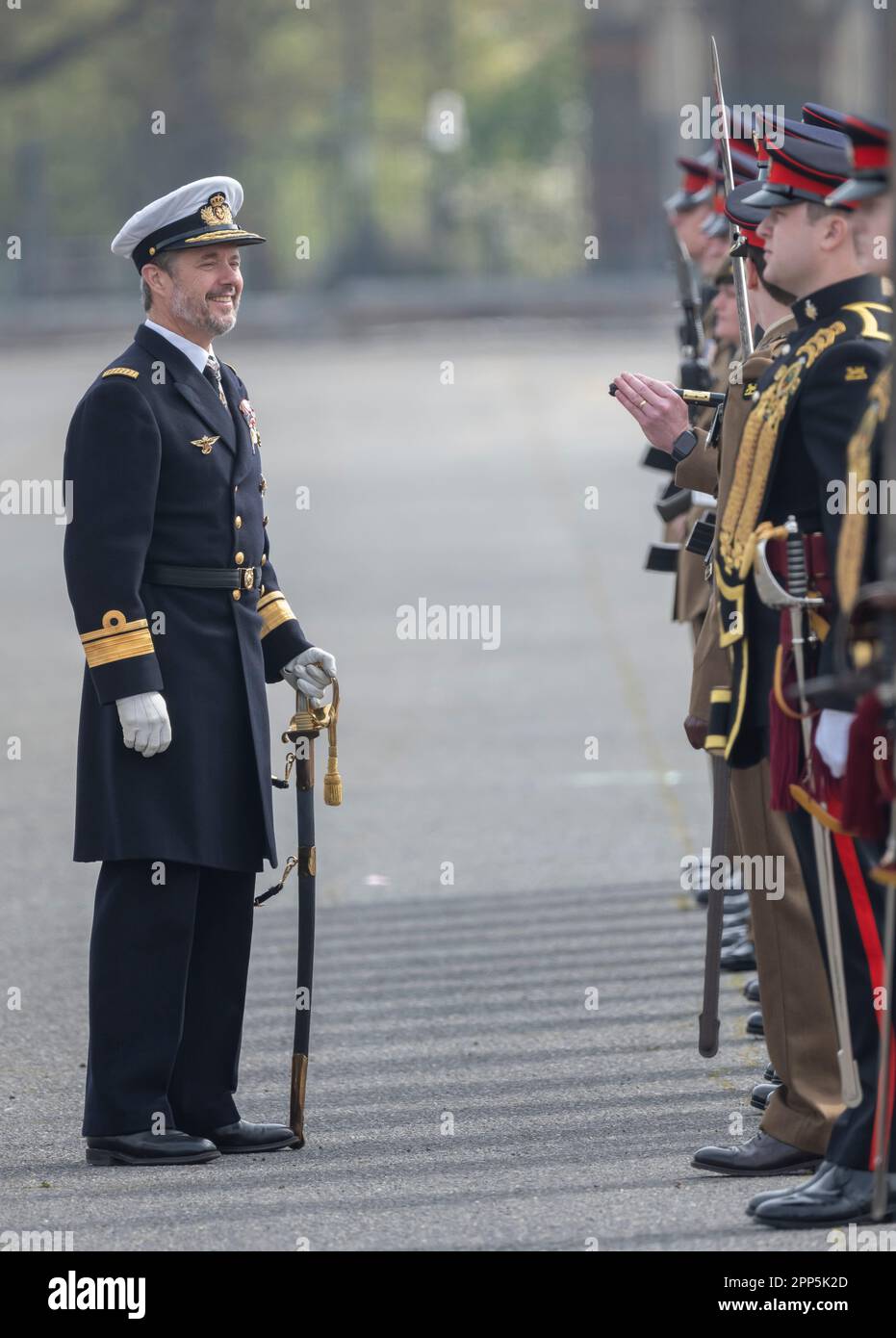 Woolwich, London, UK. 22nd Apr 2023. 4th Battalion The Princess of ...