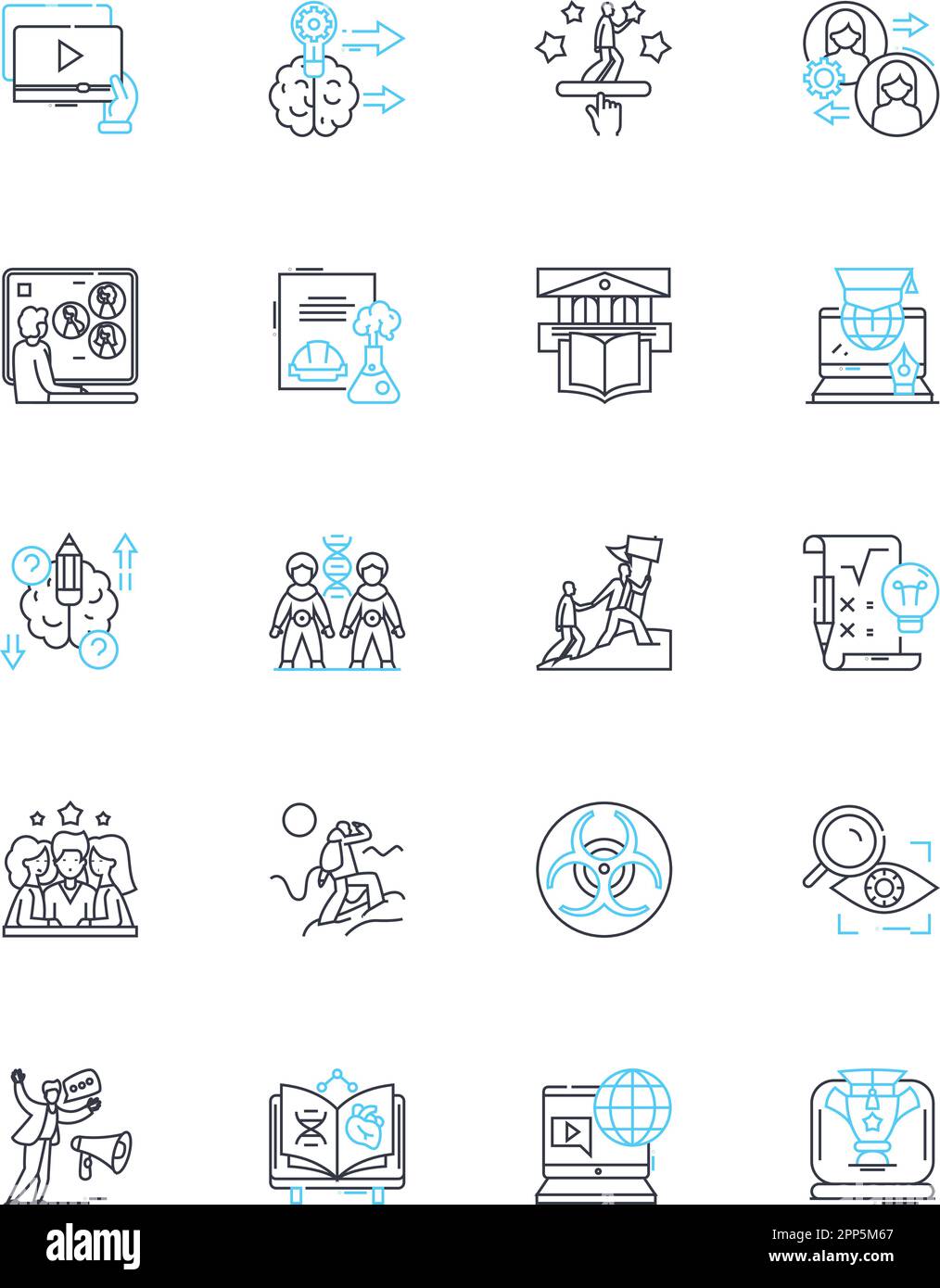 Time schedule linear icons set. Schedule, Timeframe, Rhythm, Routine, Agenda, Timetable ...