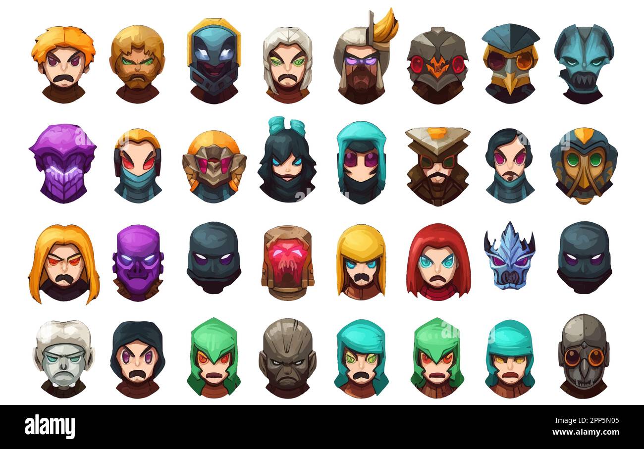 Pixel art gladiator Cut Out Stock Images & Pictures - Alamy