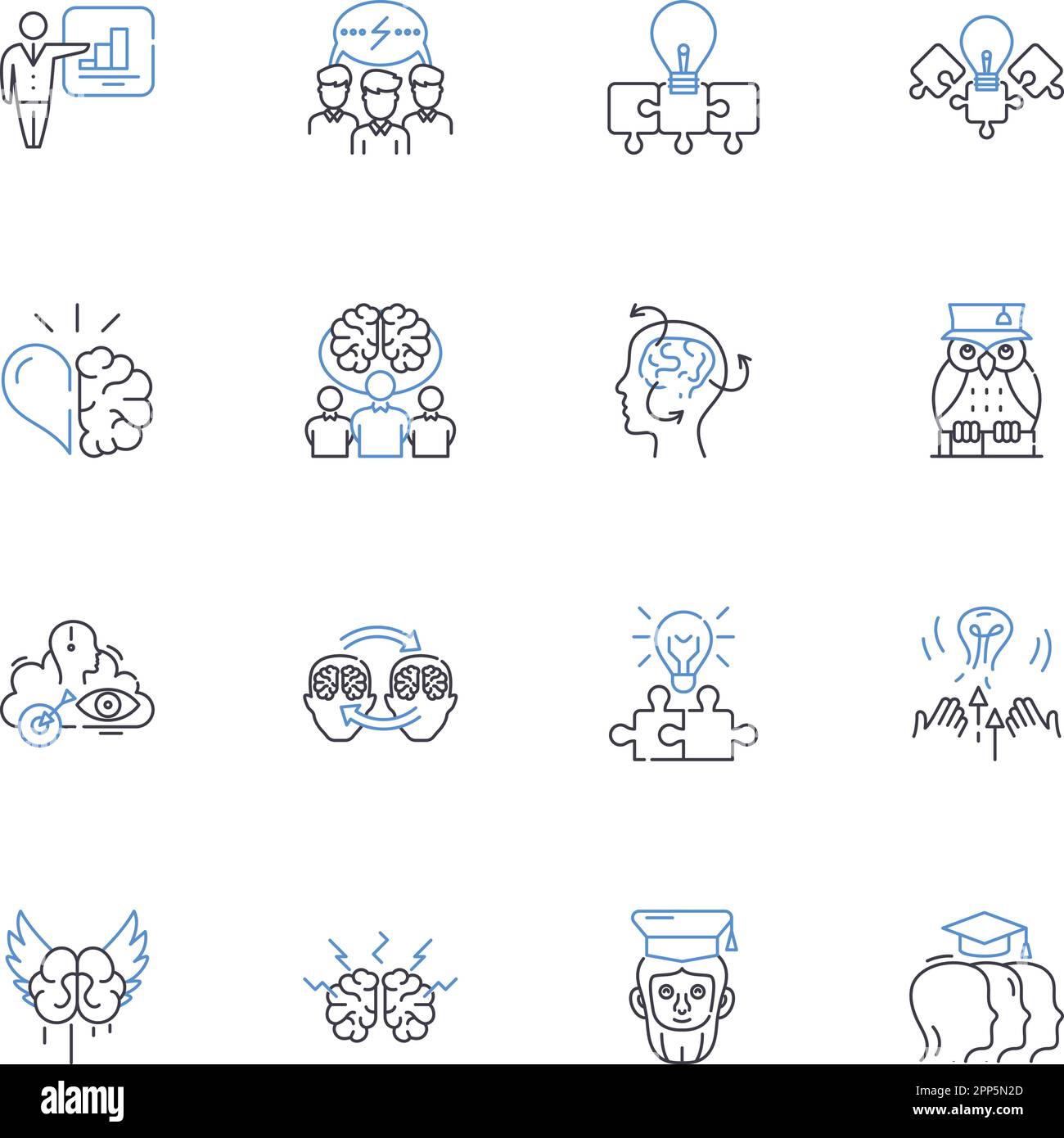 Identity line icons collection. Authenticity, Individuality, Self ...