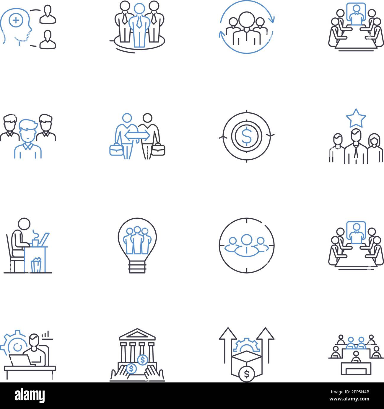 Development and progress line icons collection. Innovation, Strategy ... Development and progress line icons collection. Innovation, Strategy ...