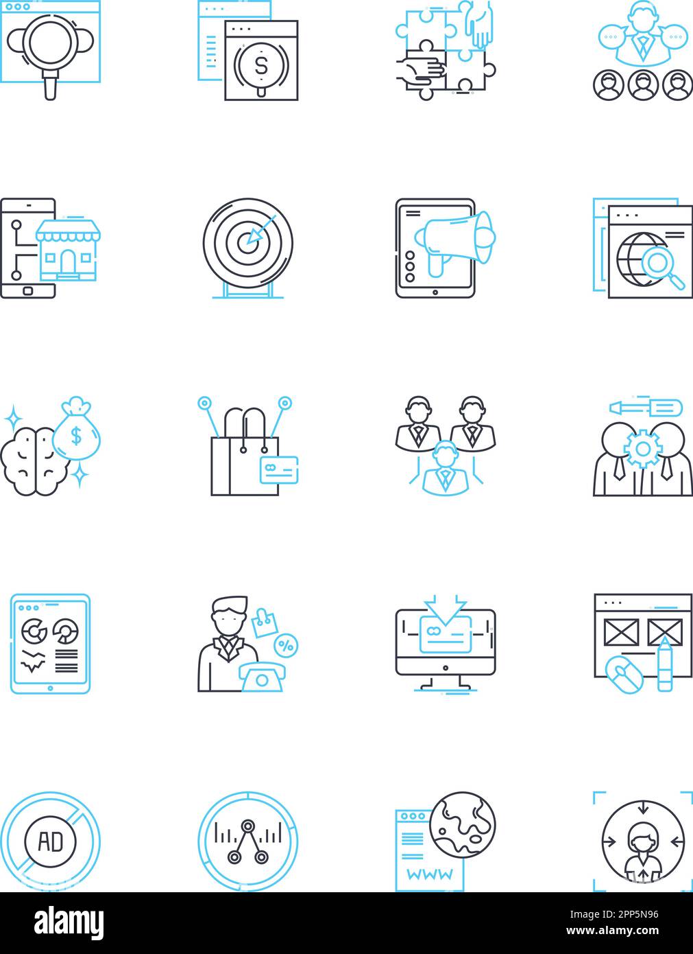 User engagement linear icons set. Interaction, Participation ... User engagement linear icons set. Interaction, Participation ...