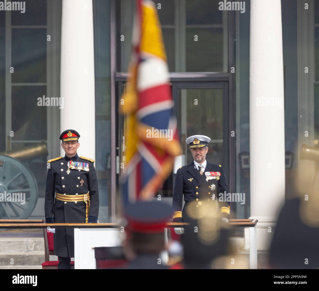 Woolwich, London, UK. 22nd Apr 2023. 4th Battalion The Princess of ...