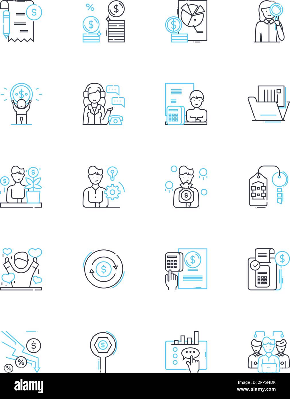 E-commerce and shopping linear icons set. Online, Retail, Purchase ...