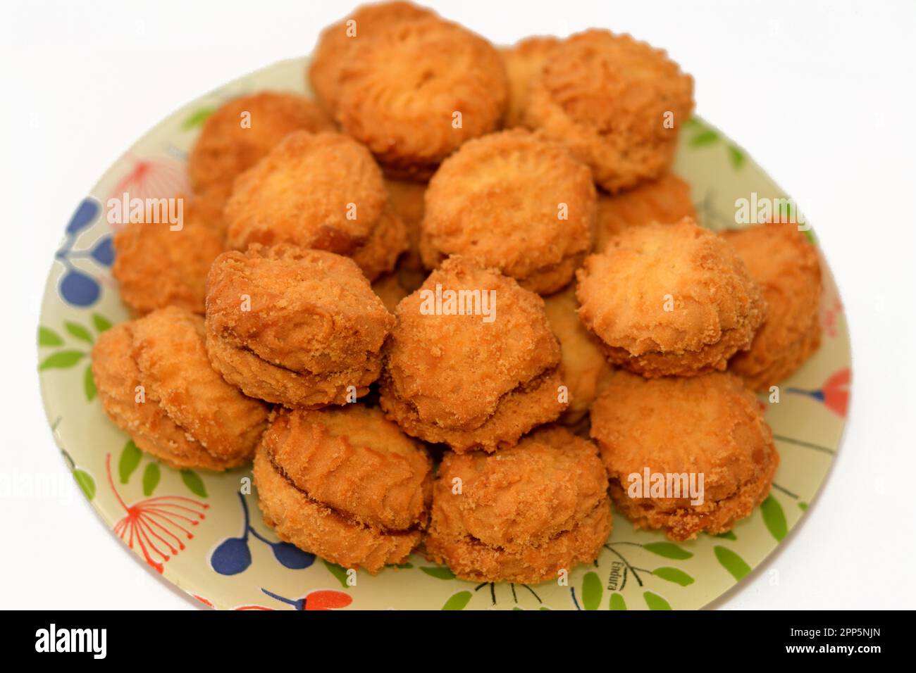 A pile of traditional Arabic cookies for celebration of Islamic ...