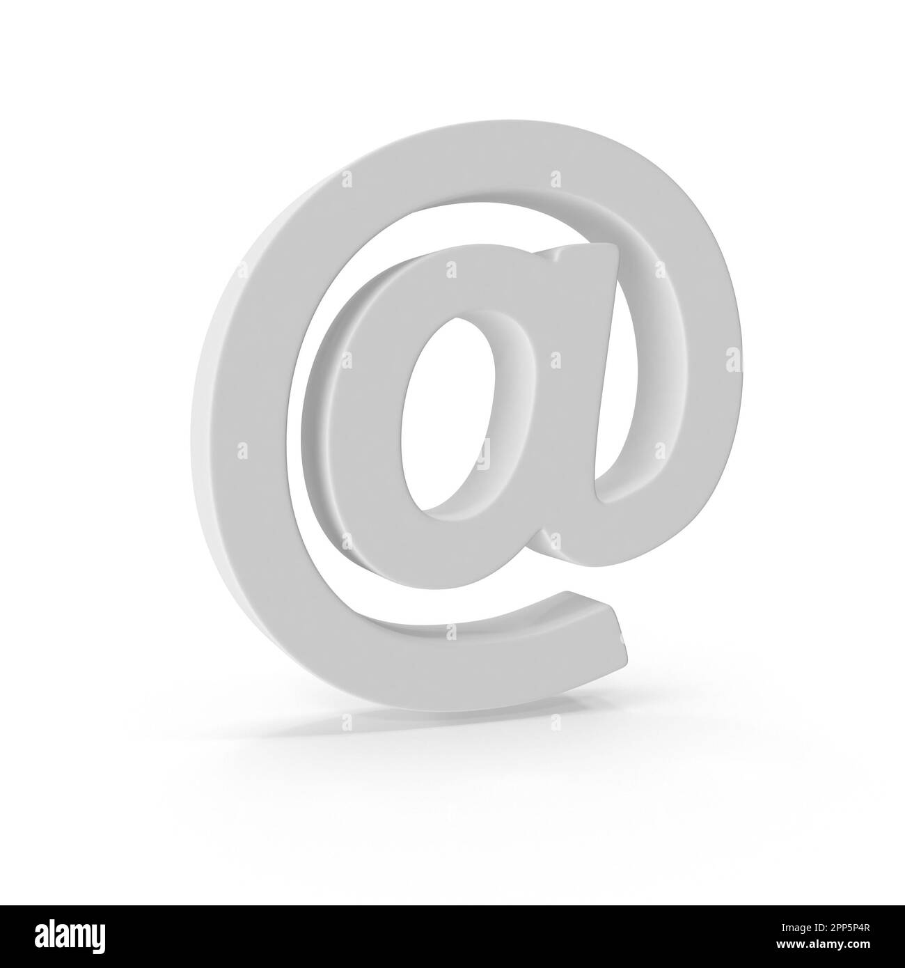 White At Symbol , This is a 3d rendered computer generated image ...