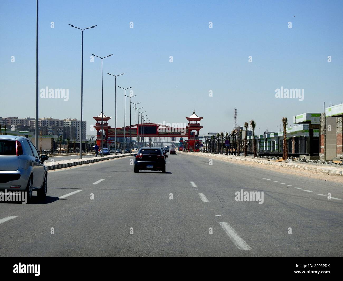 Cairo, Egypt, April 16 2023: Shinzo Abe axis patrol highway in Egypt ...