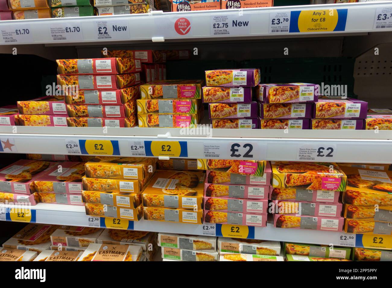 Tesco quiche hi-res stock photography and images - Alamy