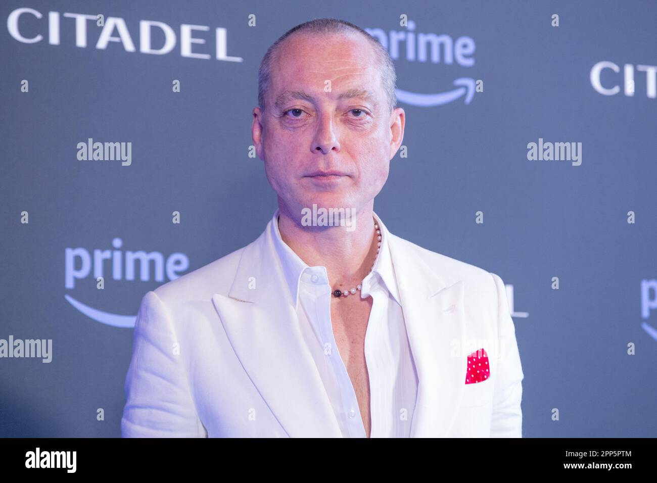 Rome, Italy. 21st Apr, 2023. Maurizio Lombardi attends the premiere of ...