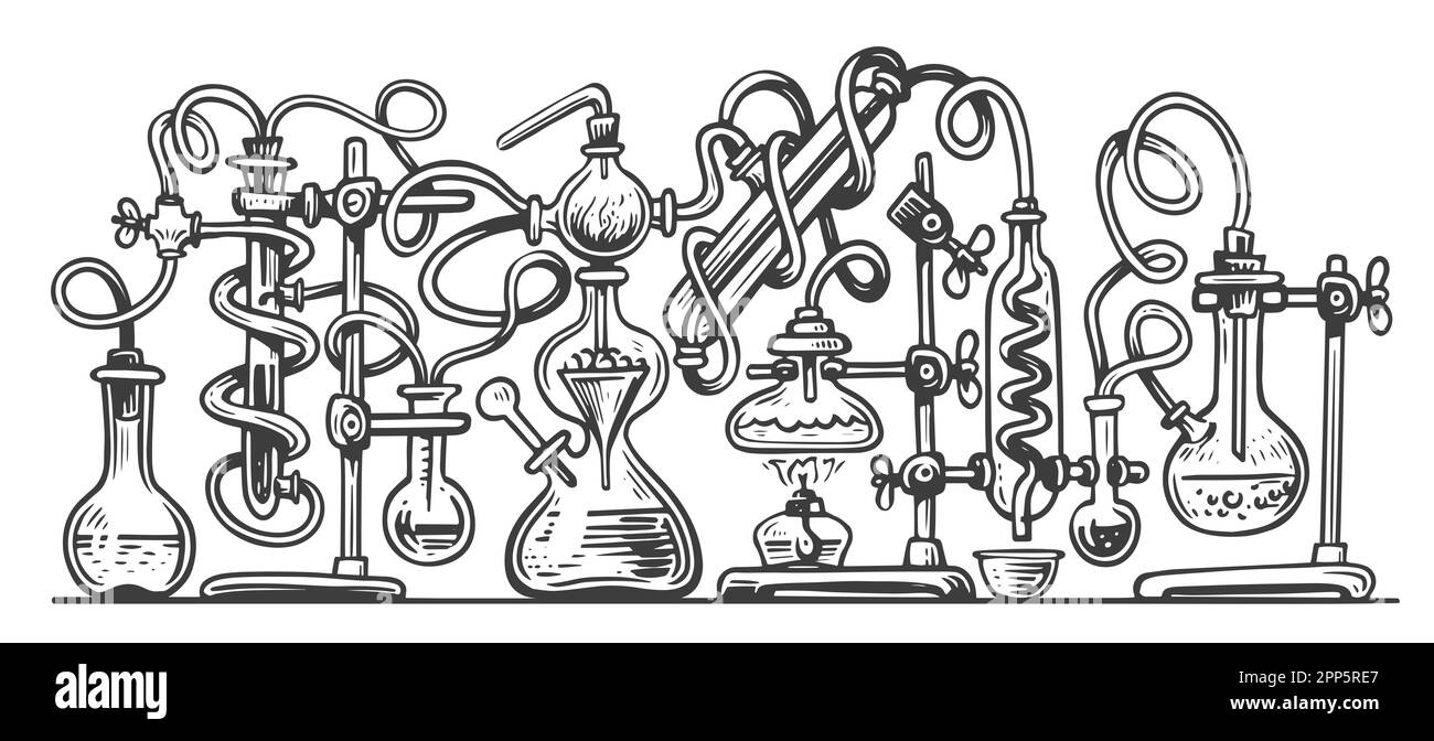 Chemical lab, medical laboratory. Scientific equipment, research and ...