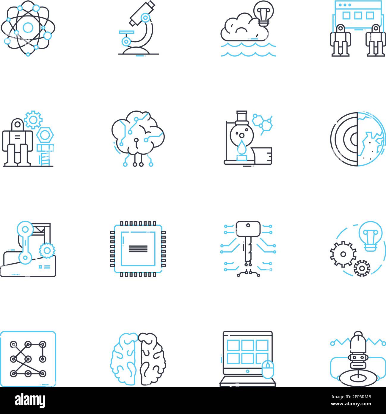 Copycat progress linear icons set. Imitation, Mimicry, Reproduction ...