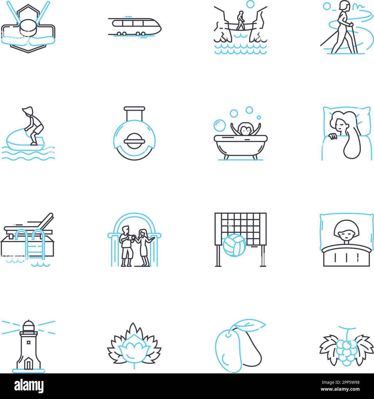 Pure lifestyle linear icons set. Health, Fitness, Nutrition, Meditation ...