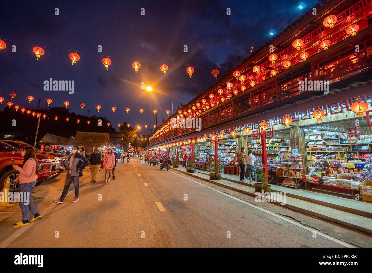 Visiting Ban Rak Thai along the Mae Hong Son Loop on border of Nothern ...