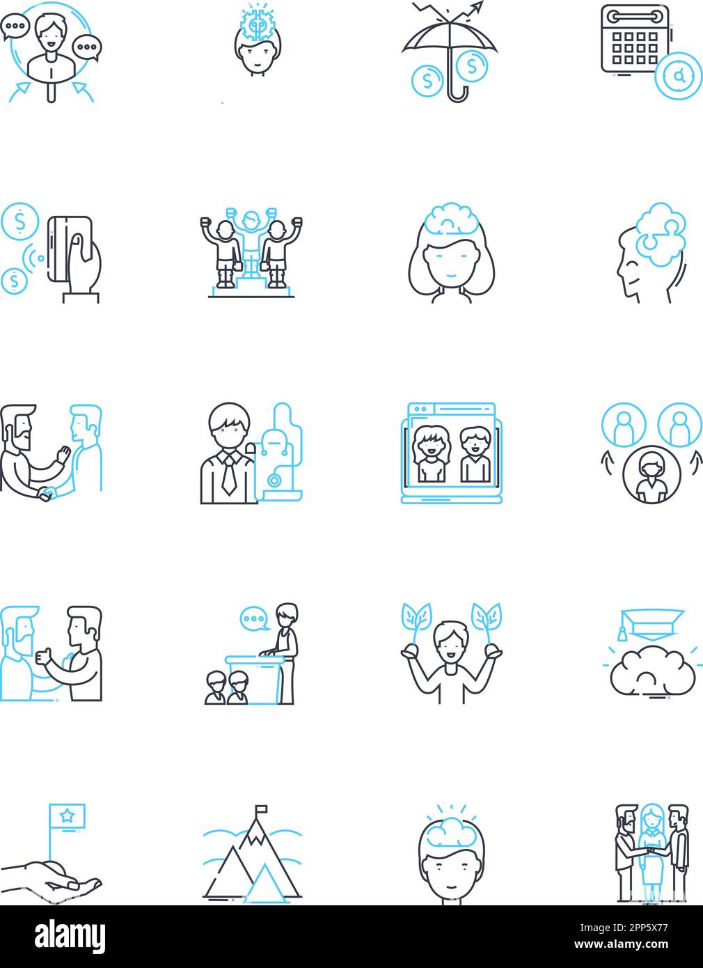 Industry Expertise linear icons set. Specialization, Proficiency ... Industry Expertise linear icons set. Specialization, Proficiency ...
