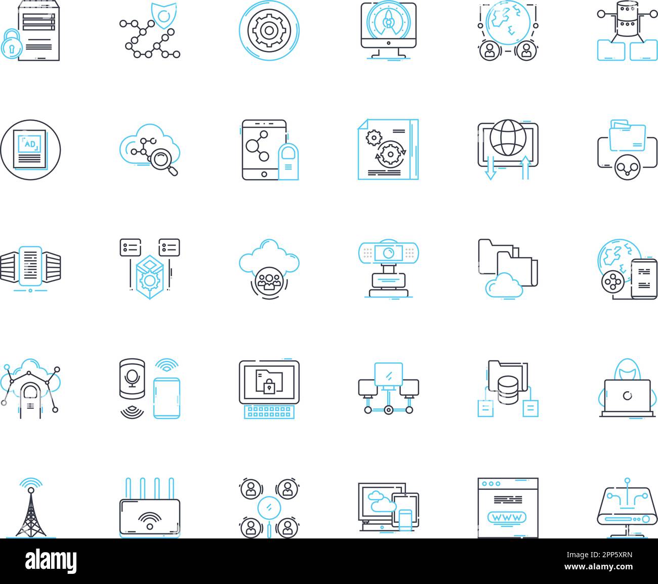 Graphic energy linear icons set. Vibrant, Bold, Electric, Energetic ...