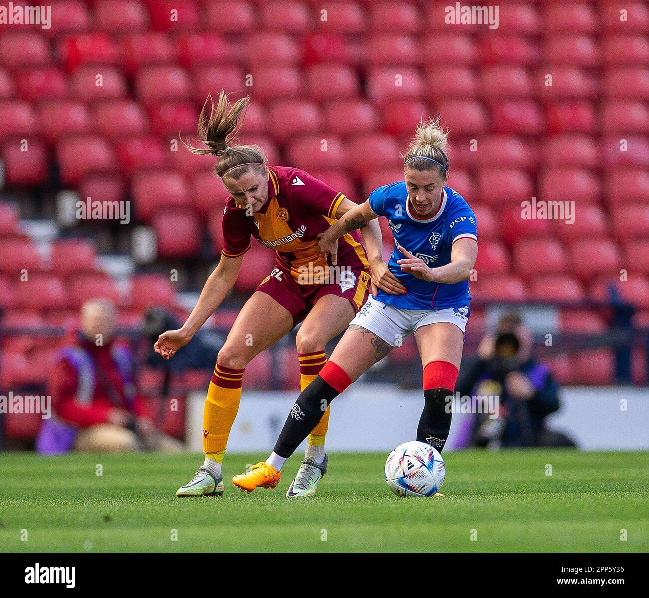 22nd April 2023; Hampden Park, Glasgow, Scotland: Womens Scottish Cup ...