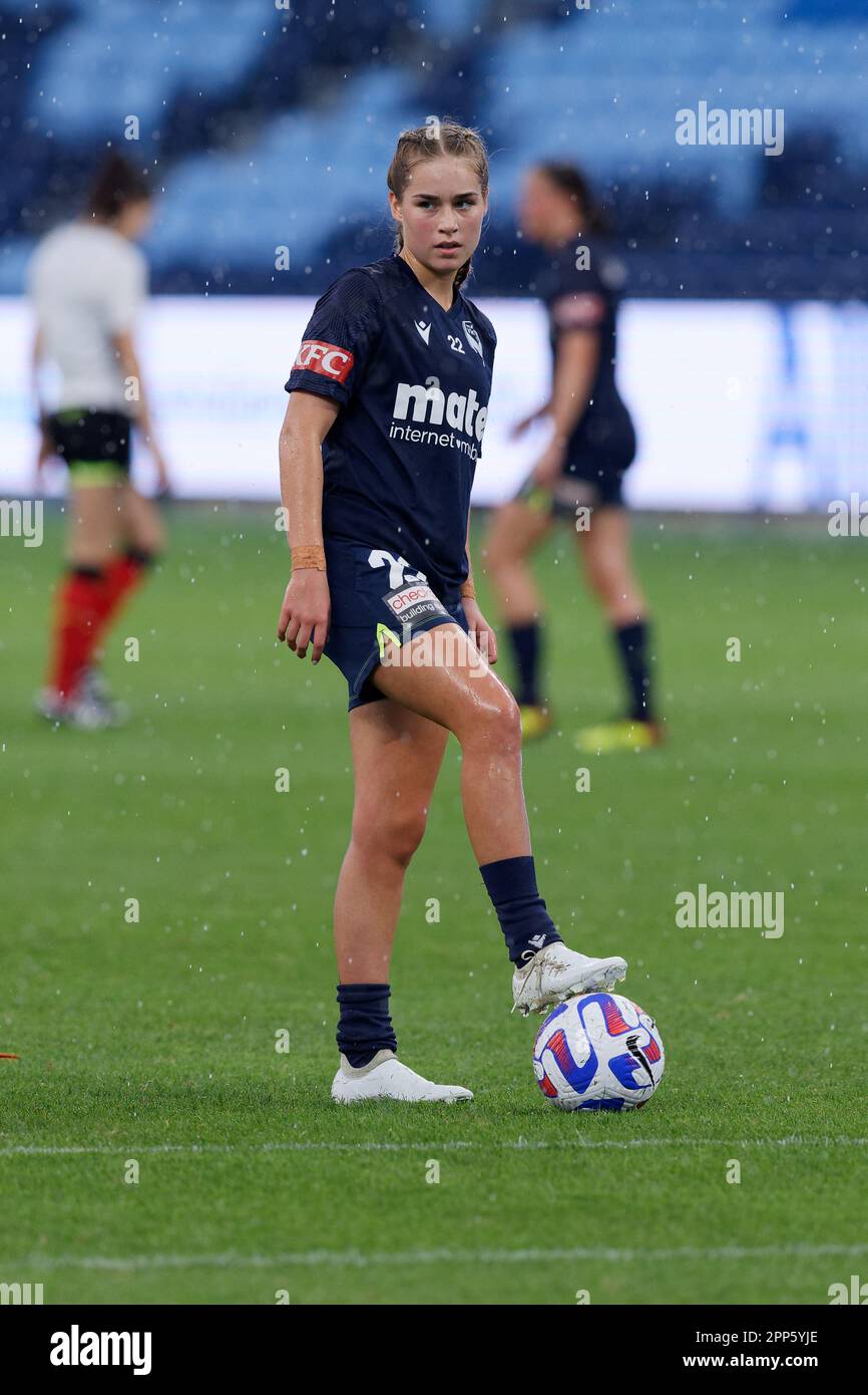 Sydney, Australia. 22nd Apr, 2023. Ava Briedis of Melbourne Victory ...