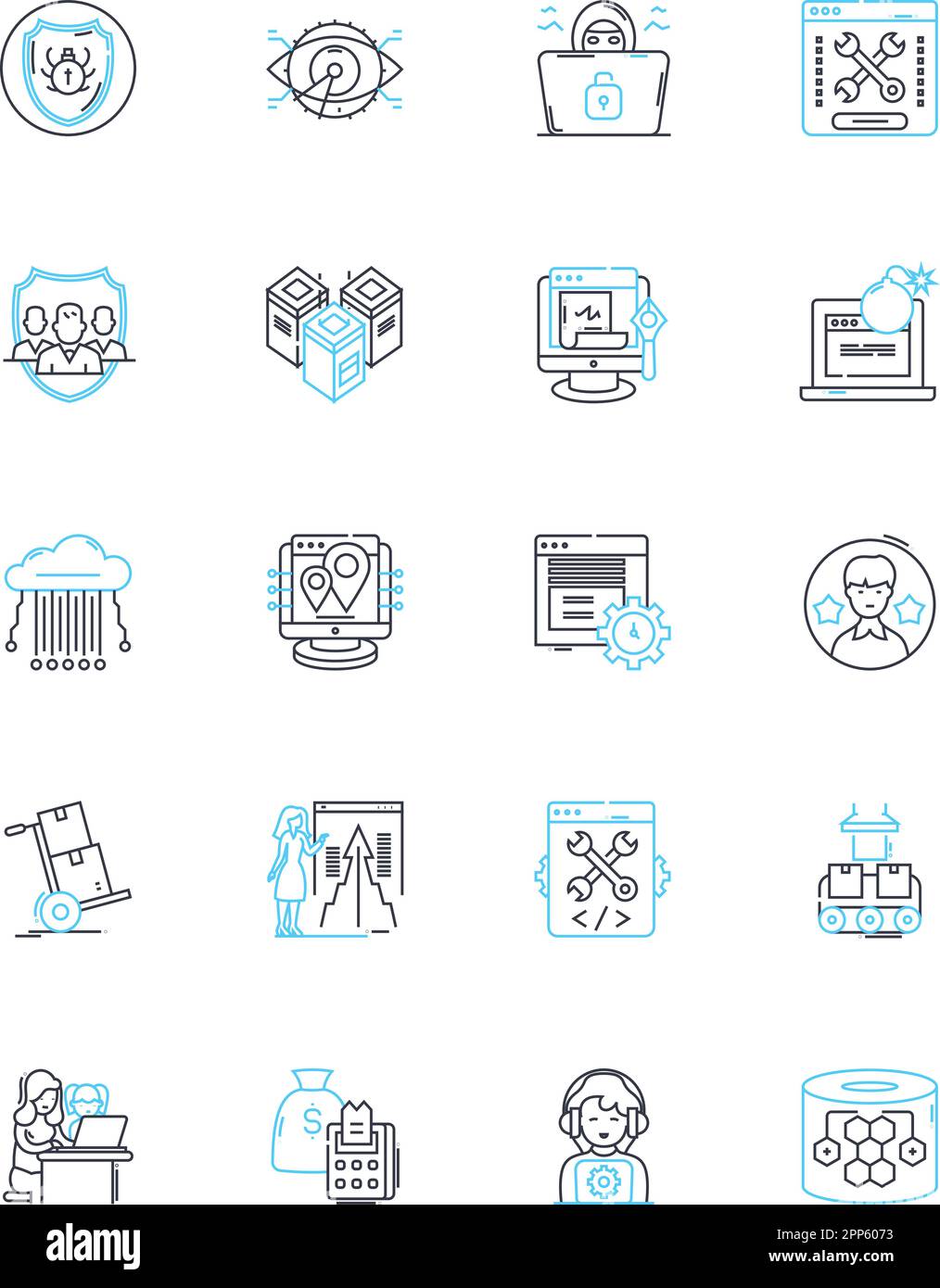 Nerk Security linear icons set. Cybersecurity, Protection, Encryption ... Nerk Security linear icons set. Cybersecurity, Protection, Encryption ...