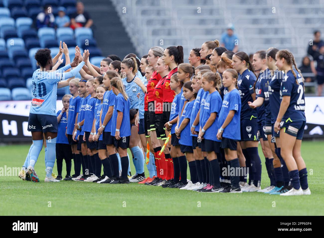 Sydney, Australia. 22nd Apr, 2023. Sydney FC, Referees and Melbourne ...