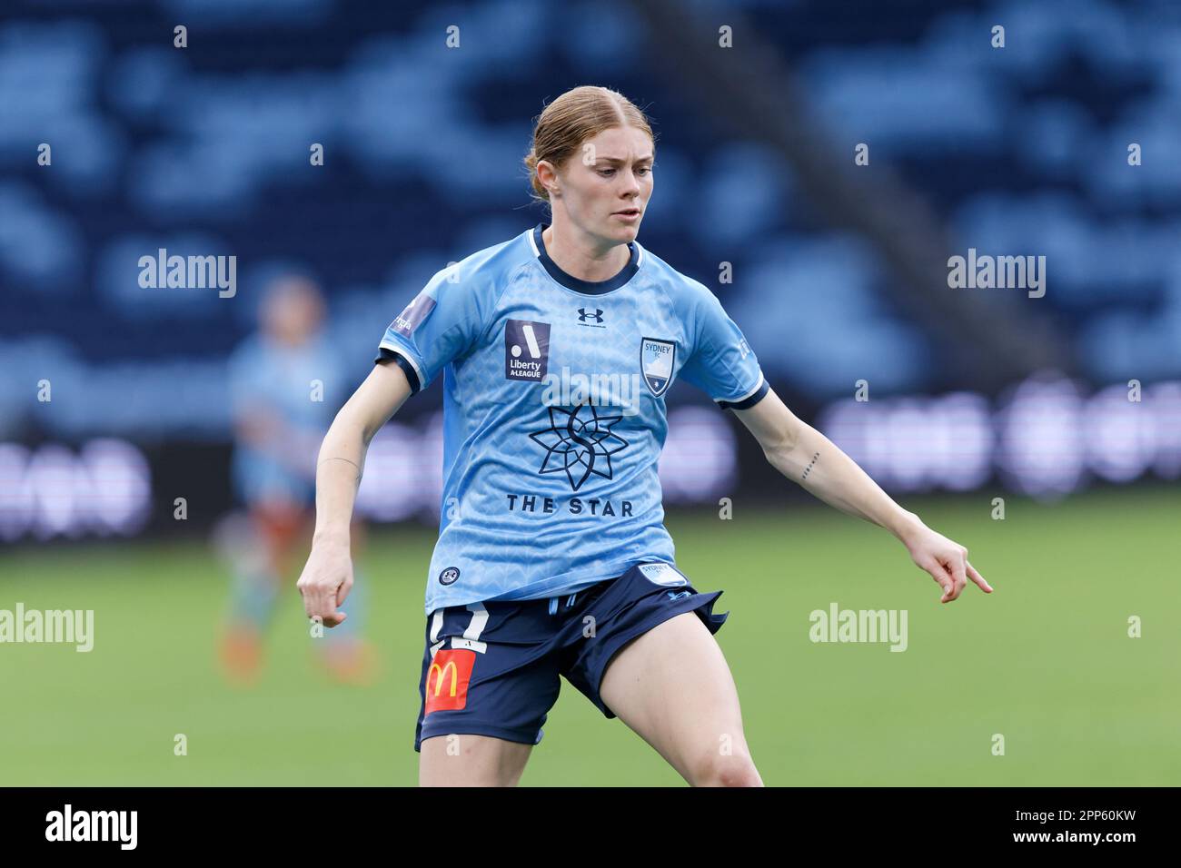 Sydney, Australia. 22nd Apr, 2023. Cortnee Vine of Sydney FC in action ...