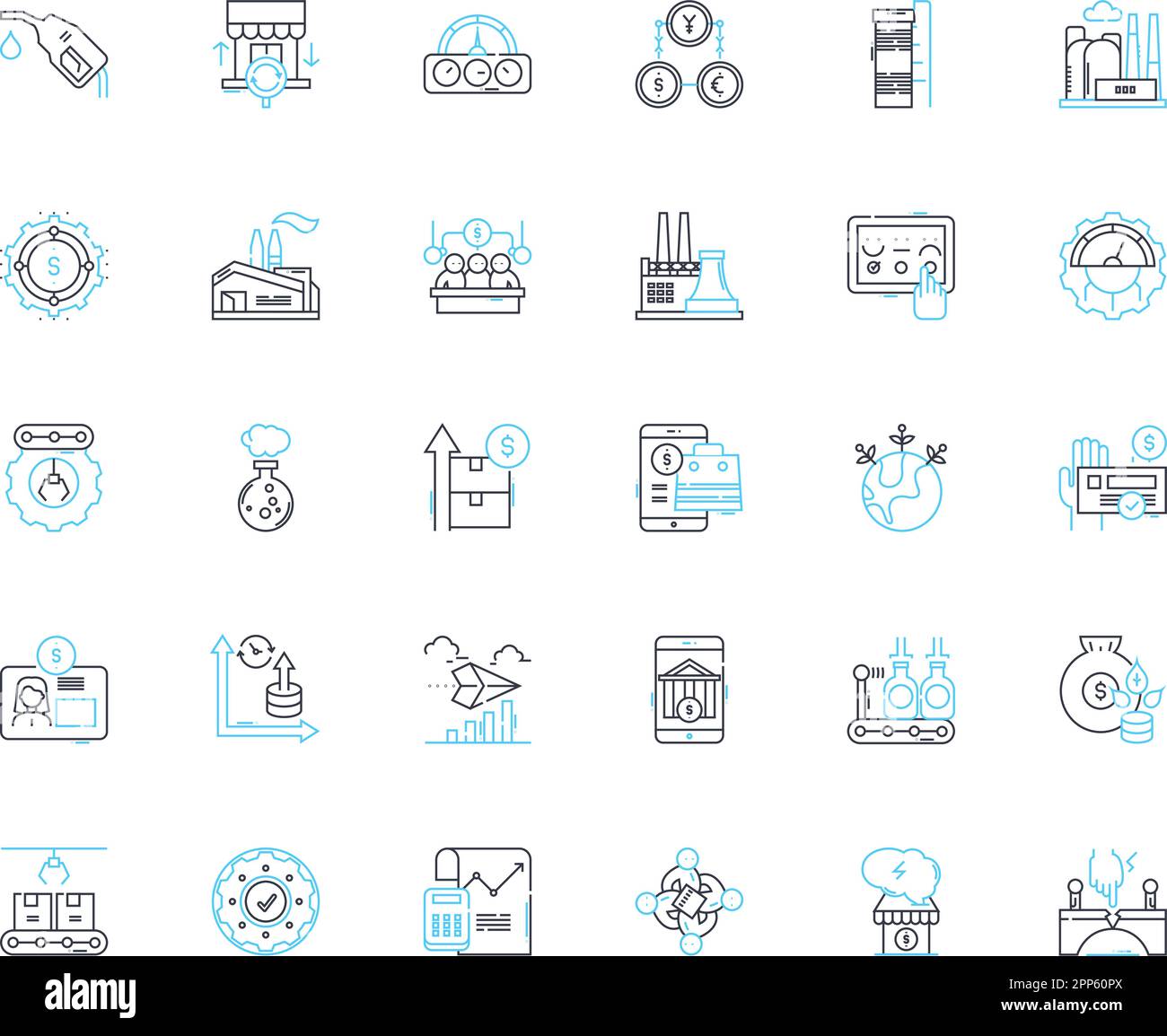 Technology linear icons set. Innovation, Digitalization, Automation ... Technology linear icons set. Innovation, Digitalization, Automation ...