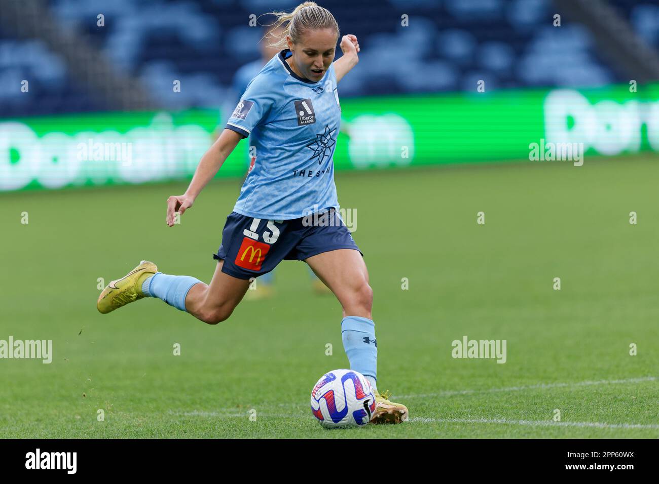 Sydney, Australia. 22nd Apr, 2023. Mackenzie Hawkesby of Sydney FC ...