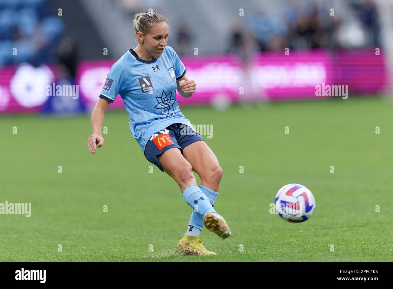 Sydney, Australia. 22nd Apr, 2023. Mackenzie Hawkesby of Sydney FC ...
