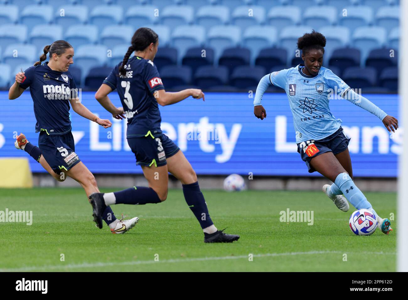 Sydney, Australia. 22nd Apr, 2023. Princess Ibini-Isei of Sydney FC ...