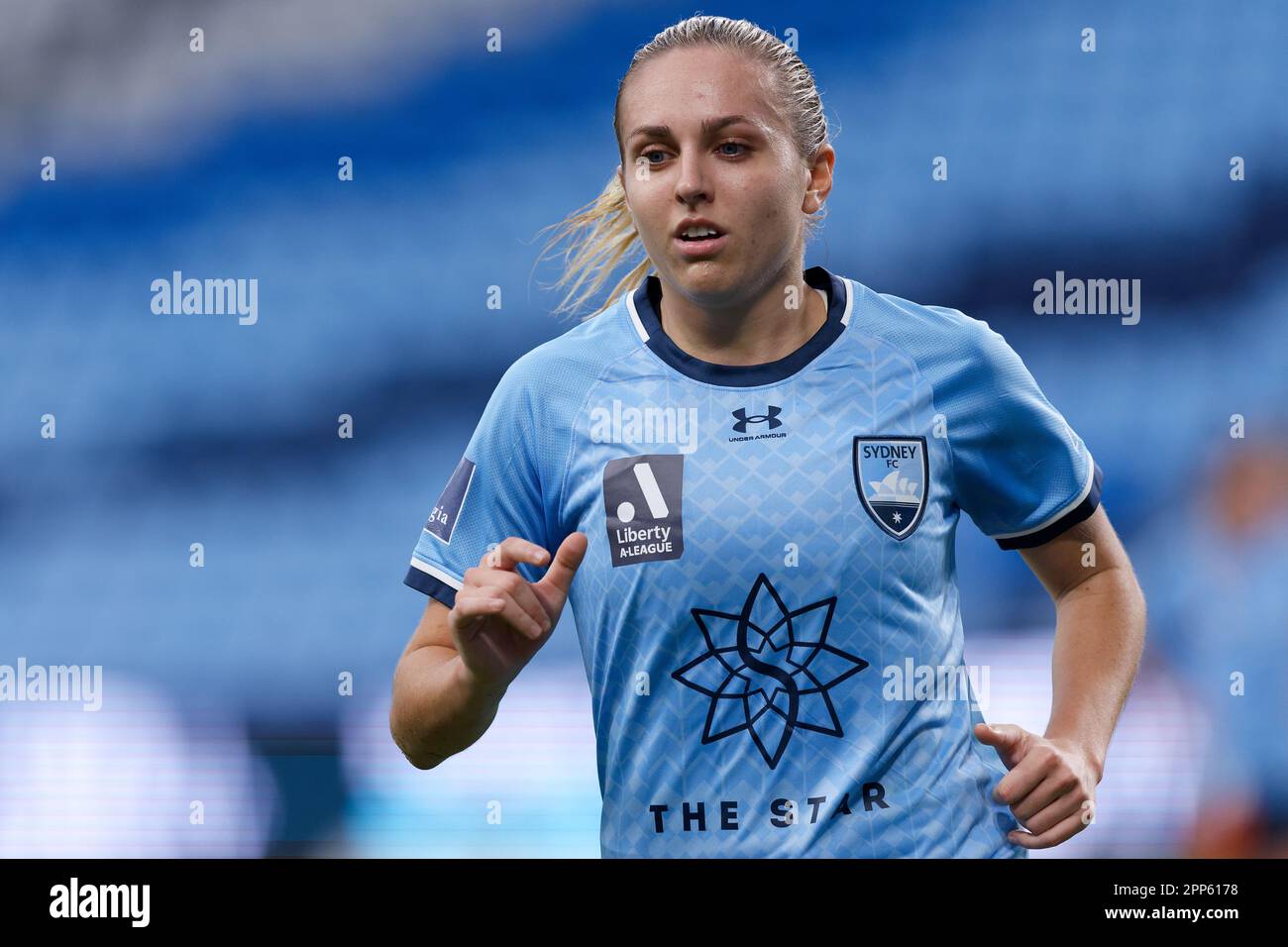 Sydney, Australia. 22nd Apr, 2023. Mackenzie Hawkesby of Sydney FC in ...