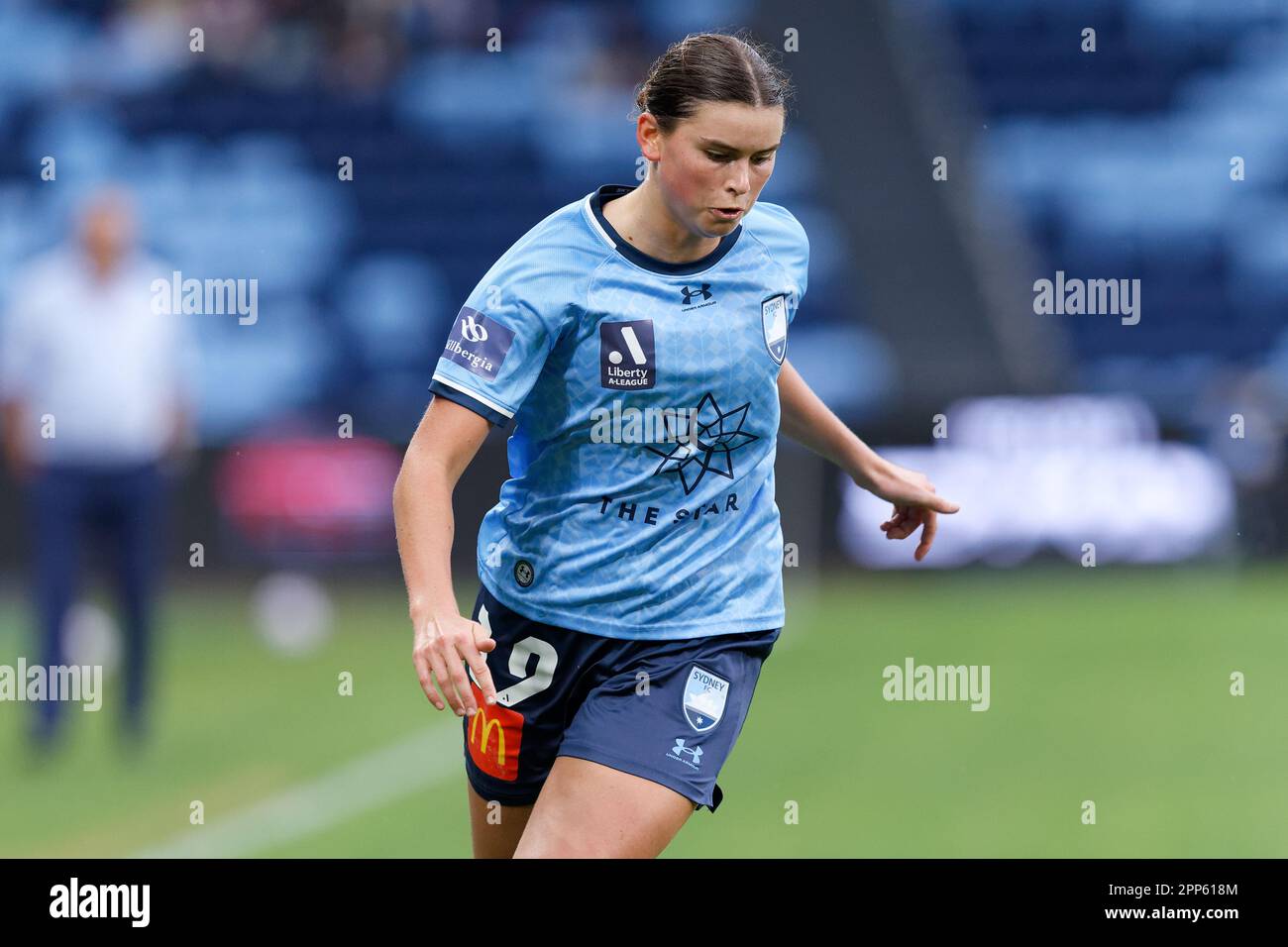 Sydney, Australia. 22nd Apr, 2023. Charlize Rule of Sydney FC in action ...