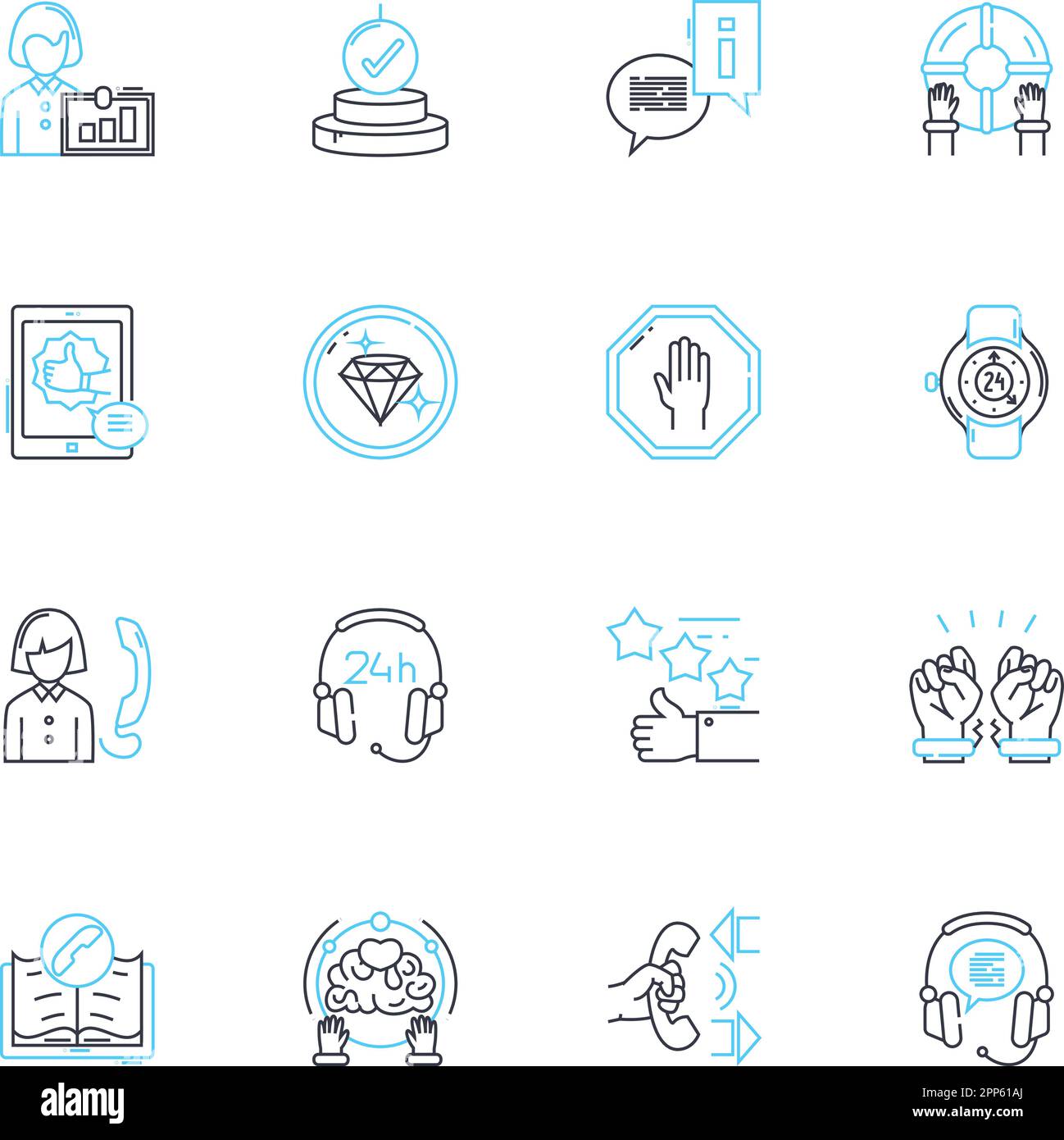 Internet support linear icons set. Connectivity, Broadband, Wi-Fi, Nerk ... Internet support linear icons set. Connectivity, Broadband, Wi-Fi, Nerk ...