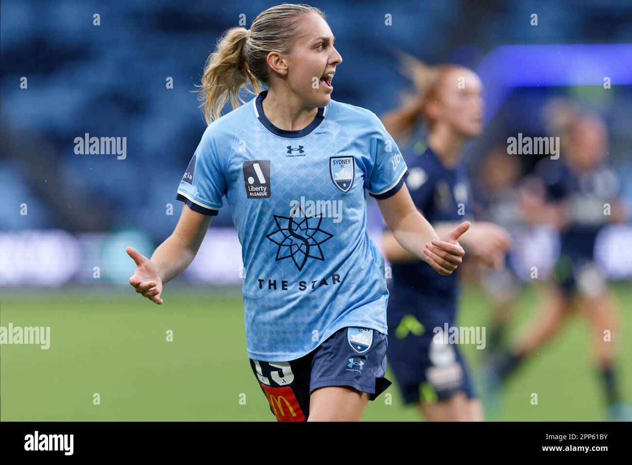 Sydney, Australia. 22nd Apr, 2023. Mackenzie Hawkesby of Sydney FC in ...