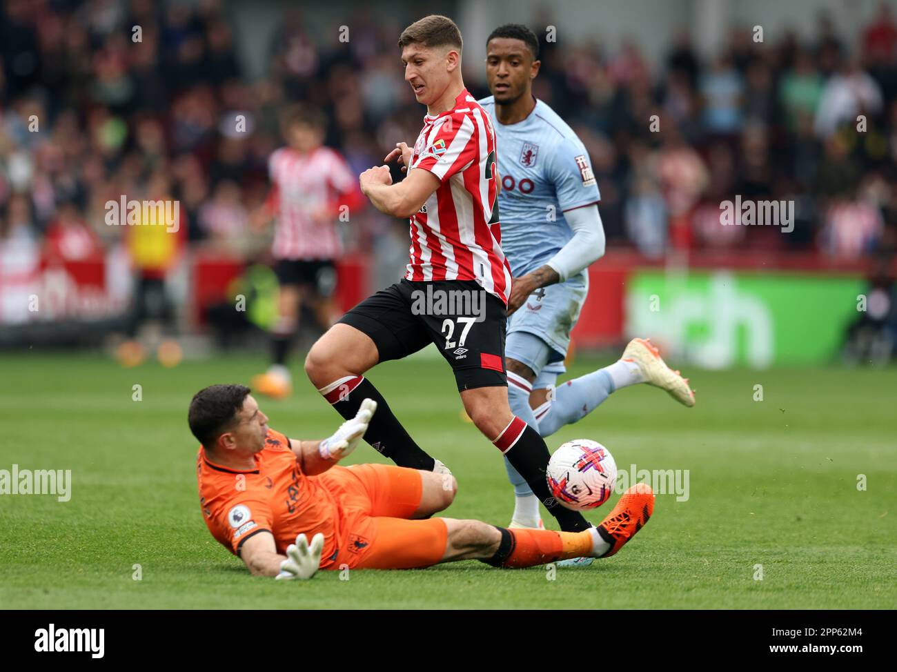 Brentford aston villa janelt hi-res stock photography and images - Alamy
