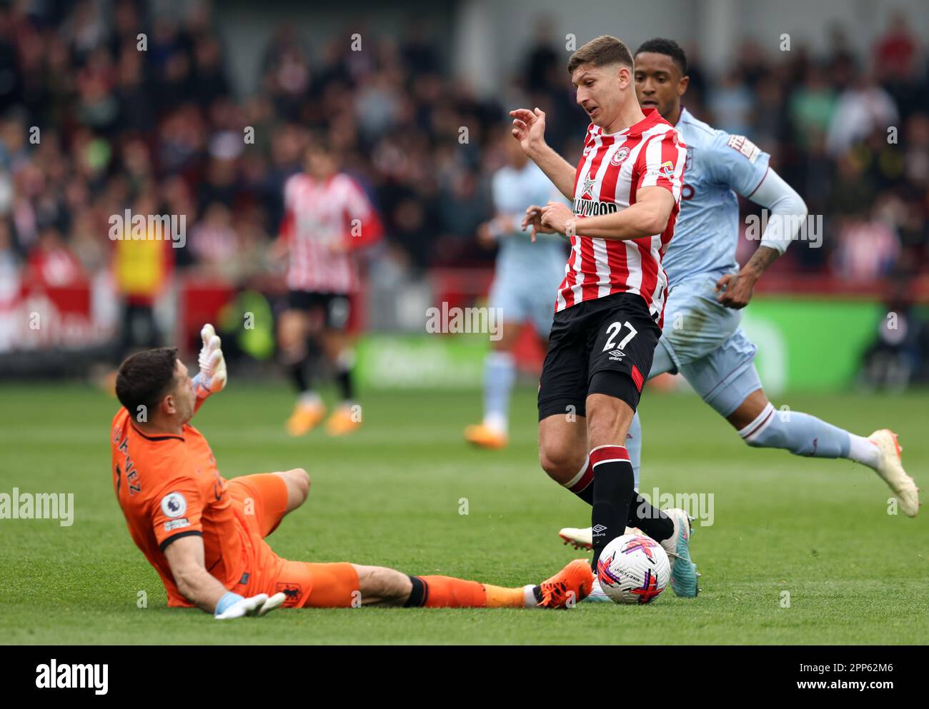 Brentford aston villa janelt hi-res stock photography and images - Alamy