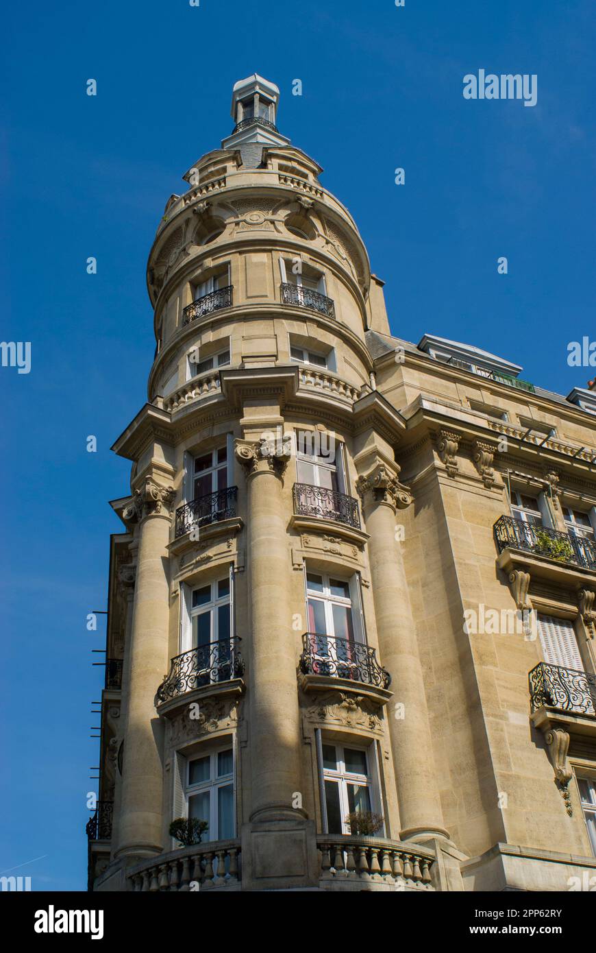 Paris, France, Outside Parisian Architecture, Apartment Buildings ...