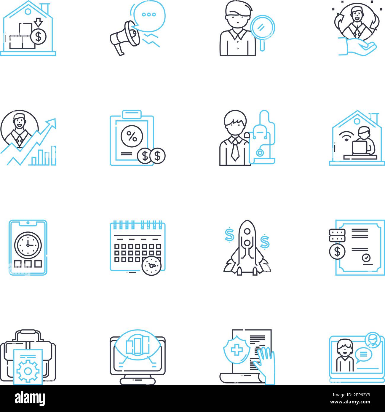 Vocation Career linear icons set. Ambition, Aspiration, Passion ... Vocation Career linear icons set. Ambition, Aspiration, Passion ...